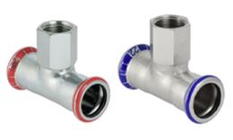 Gebertir Mapress - T-piece reducing female thread || Pneuparts