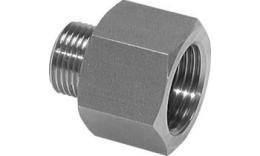 Reducing nipples, straight thread, G1/4" to G 3/8", Stainless steel 1. ...