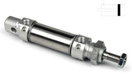 Ronde cilinder dubbelwerkend ISO 6432 - zonder buffering || Pneuparts