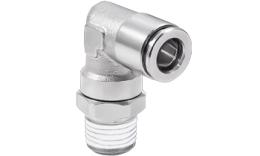 Rotatable angle screw connection, conical thread || Pneuparts